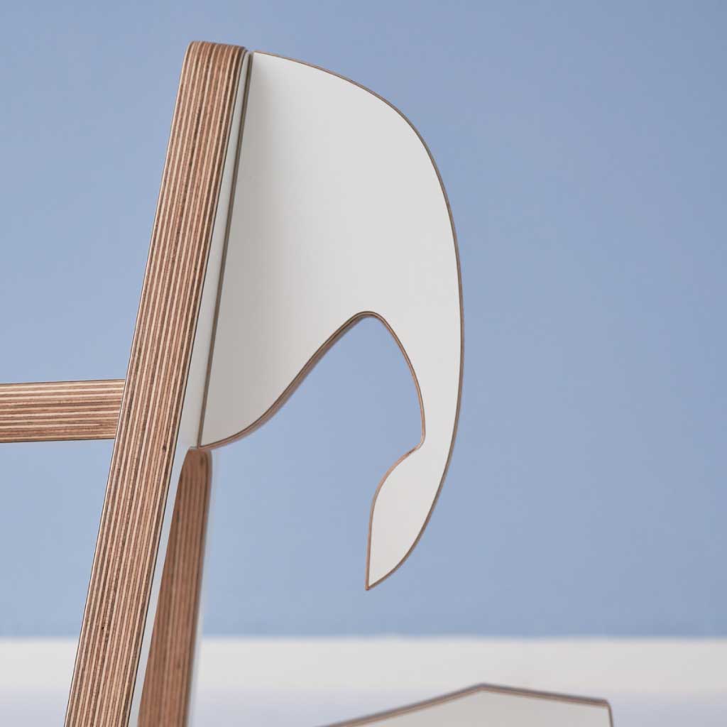 Buy rocking elephant in glacier blue & made of wood online ...